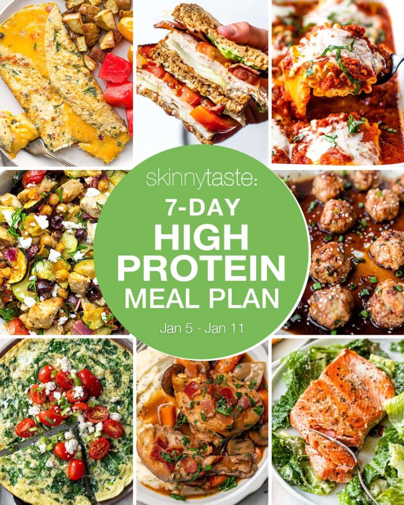 7 Day High-Protein High-Fiber Diet Meal Plan – Skills recipes